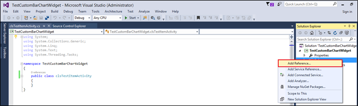 Dashboard Bar Chat Widget - FlowWright