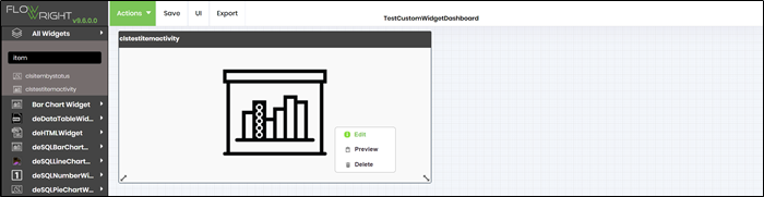Dashboard Bar Chat Widget - FlowWright