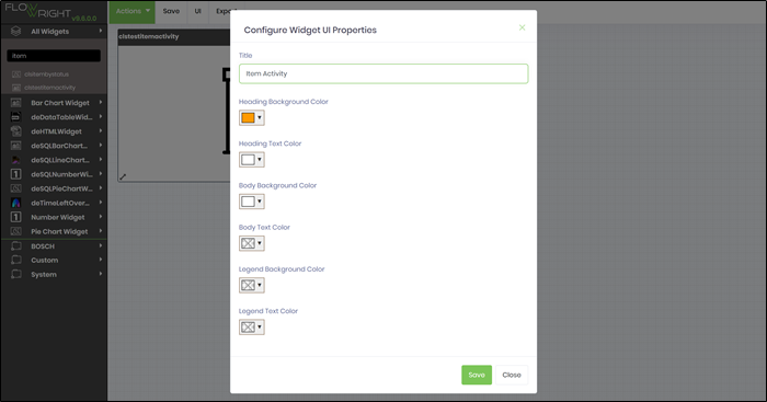 Dashboard Bar Chat Widget - FlowWright
