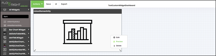 Dashboard Bar Chat Widget - FlowWright