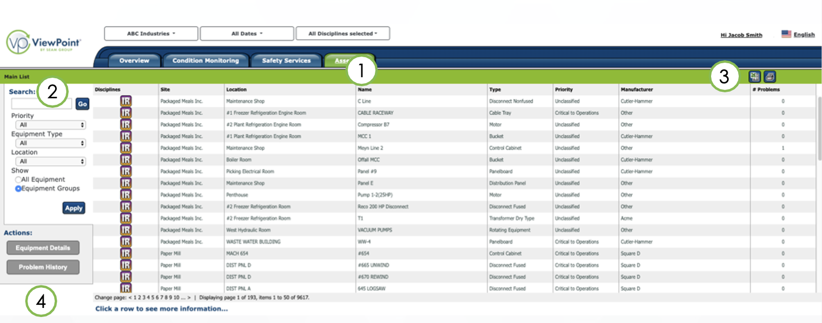 How do I find a list of all assets with details? – SEAM Group