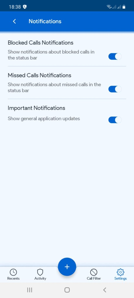 How do I remove notifications in my status tray? - Call Control