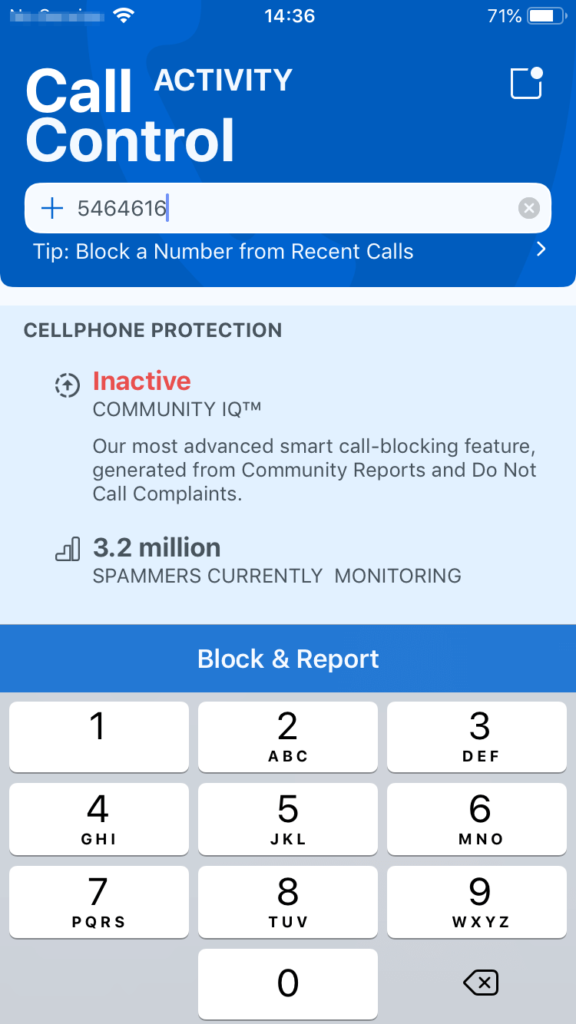 How to Block and Report Numbers from the Activity Screen. - Call Control