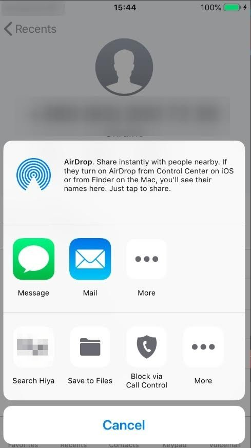 How to Block Calls Via Share Extension - Call Control