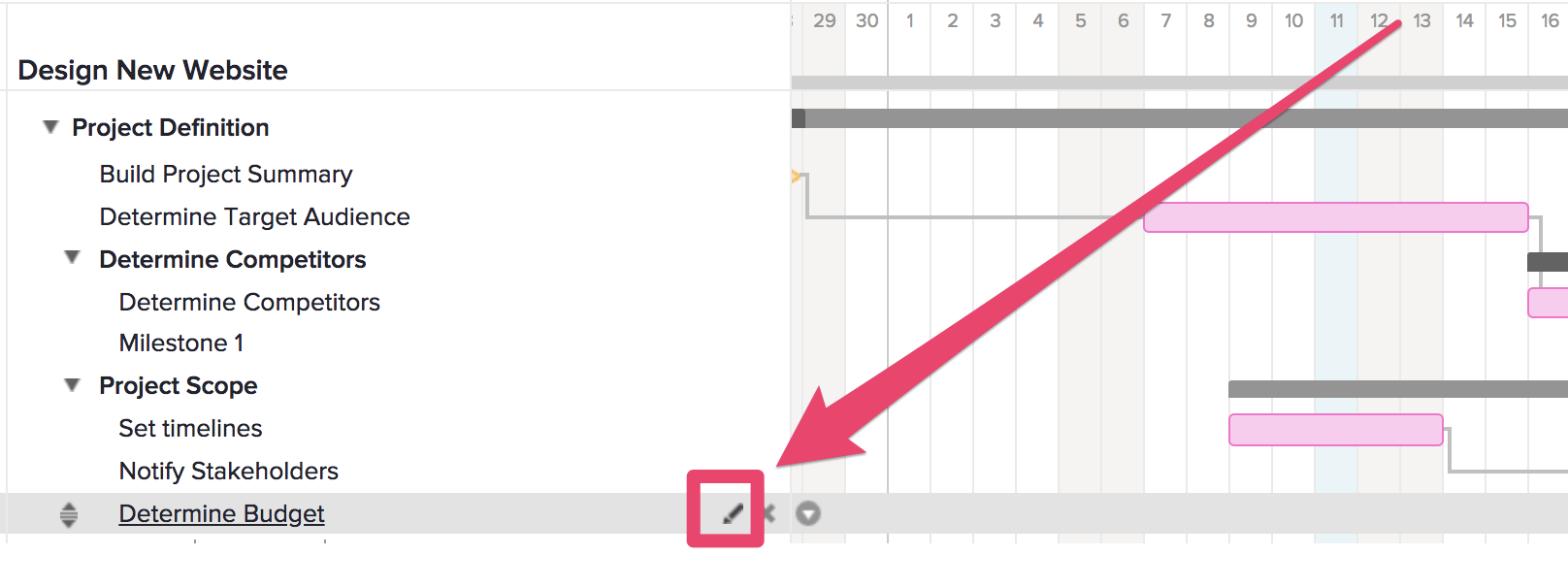 Create Tasks for Your Project