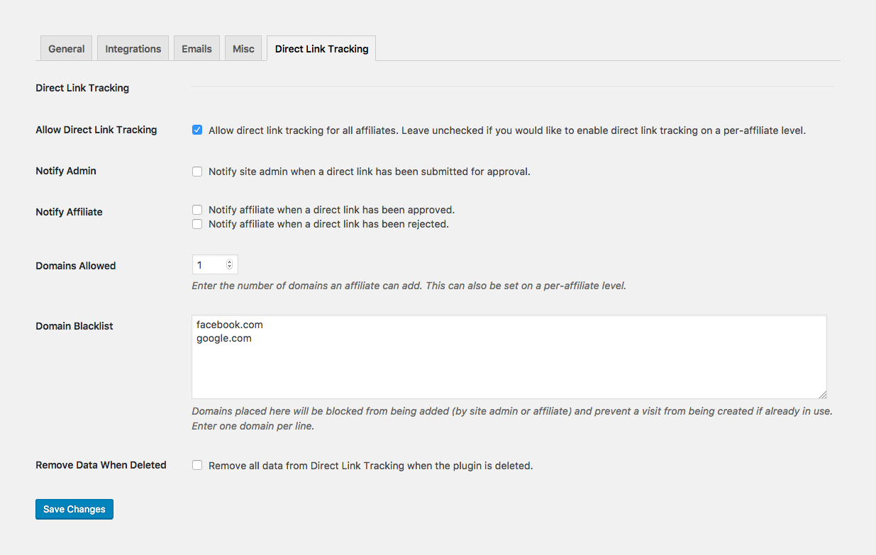 Direct Link Tracking Installation and Usage - AffiliateWP