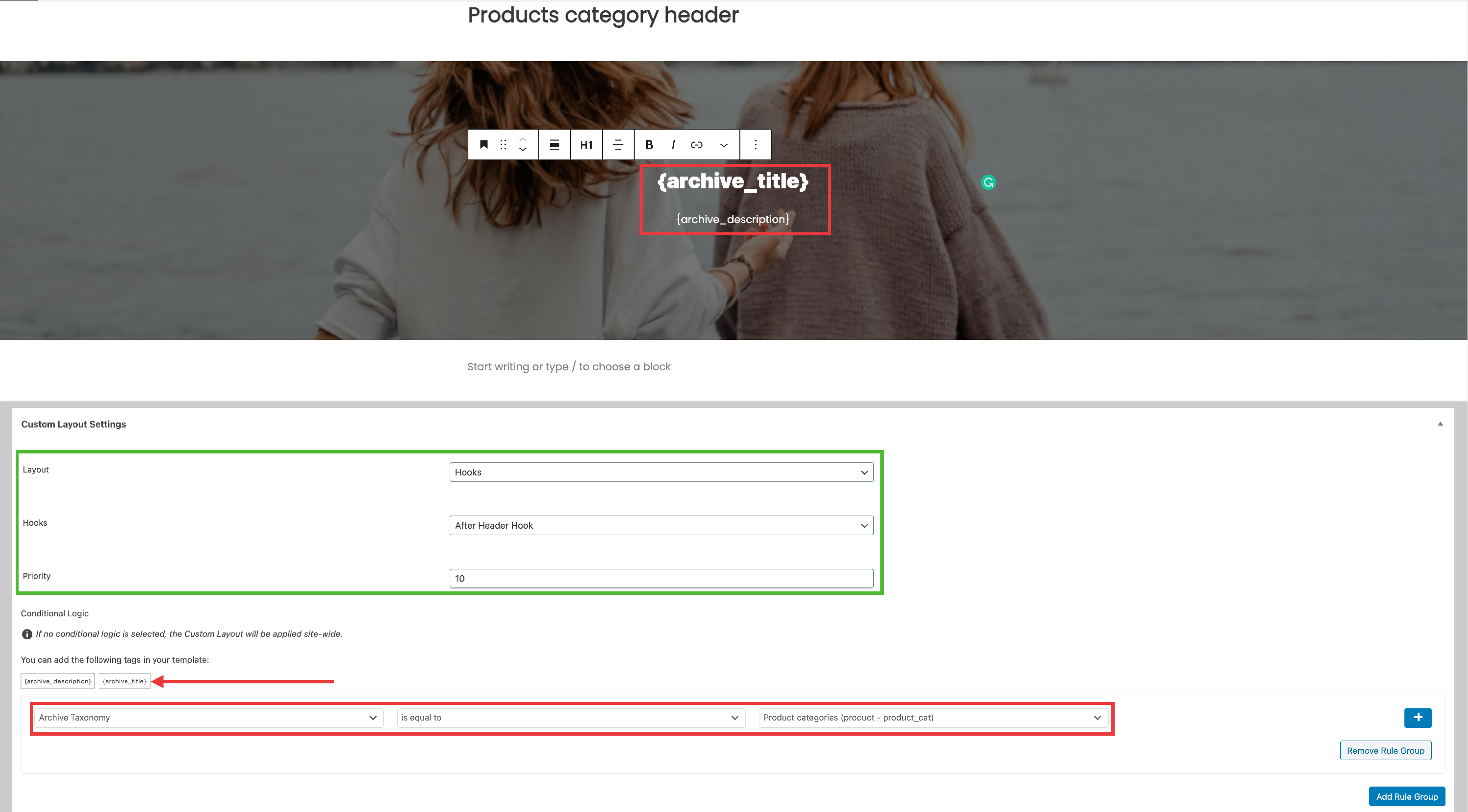 Custom Layouts Module Documentation - ThemeIsle Docs