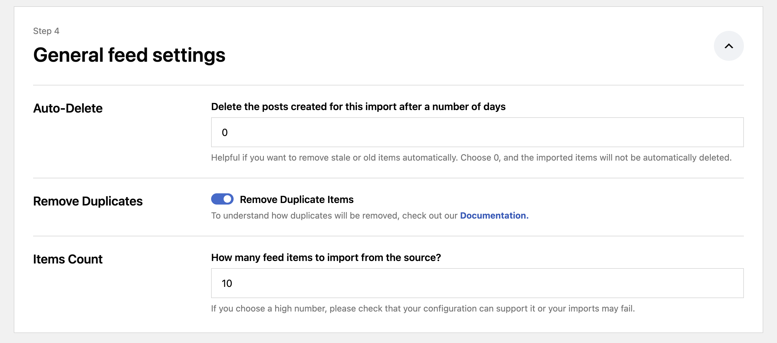 How to use Feed to Post feature in Feedzy - ThemeIsle Docs