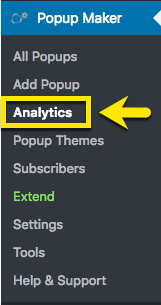 Popup Analytics Introduction - Popup Maker