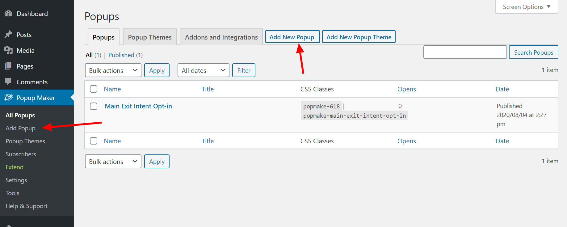 Popup Maker Admin Overview - Popup Maker