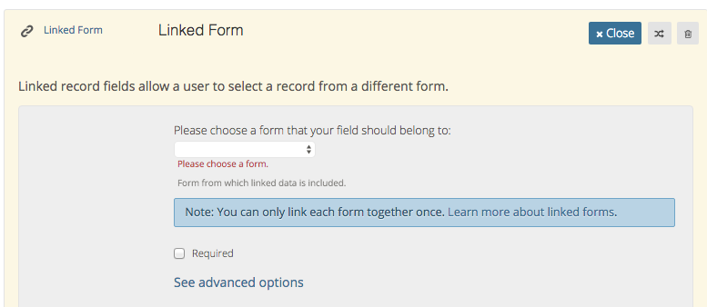 Linking Forms – WizeHive
