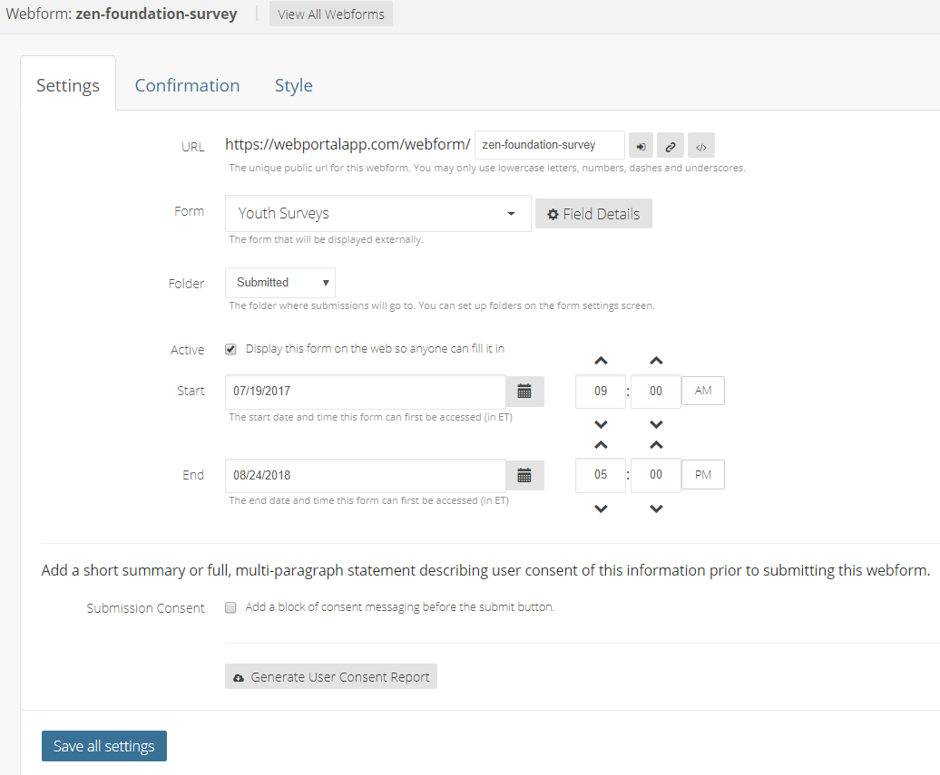 Webforms – WizeHive