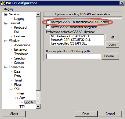 Problem connecting with PuTTY - Thayer Computing Knowledge Base