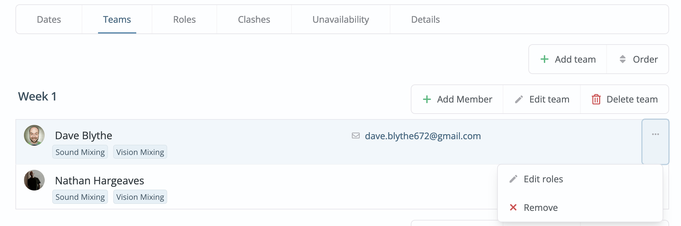 Working with rotas in My ChurchSuite - ChurchSuite Support Articles