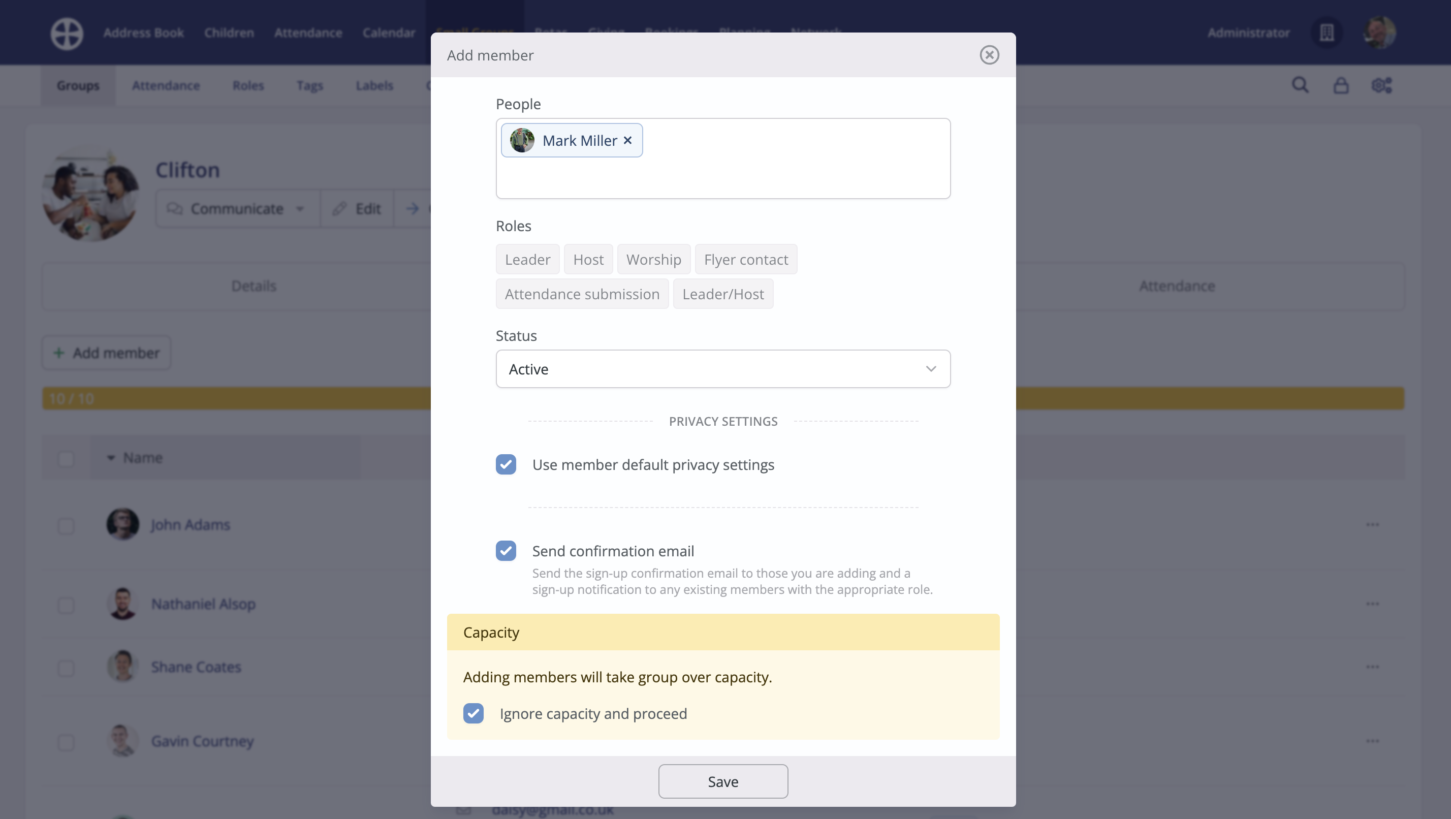 Enabling small group sign-up through My ChurchSuite - ChurchSuite ...
