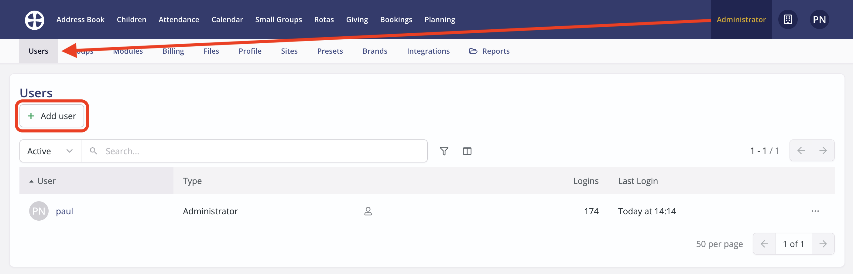Adding and managing users - ChurchSuite Support Articles