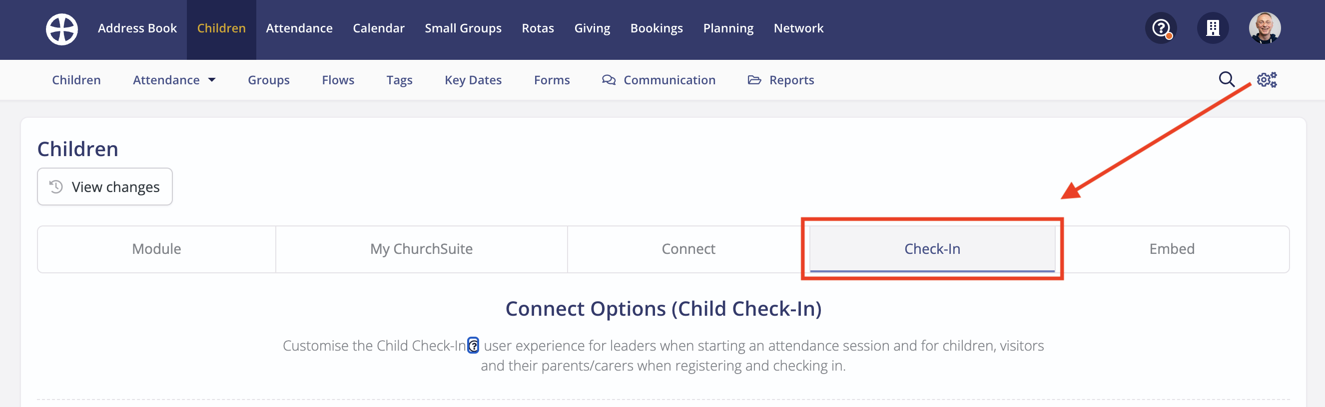 The Check-In Admin area - ChurchSuite Support Articles