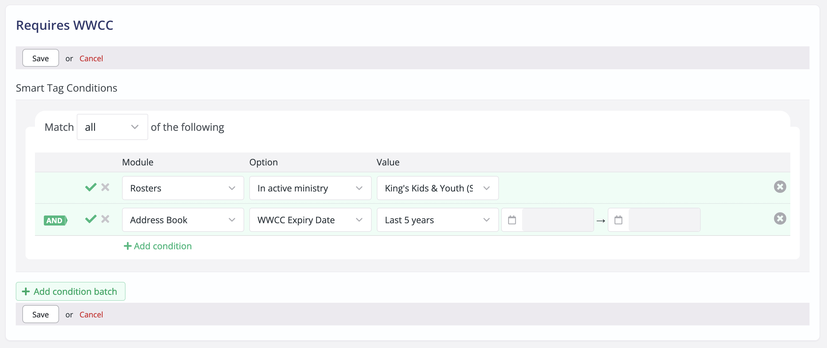 Case Study: Managing WWCC Checks (Australia) - ChurchSuite Support Articles