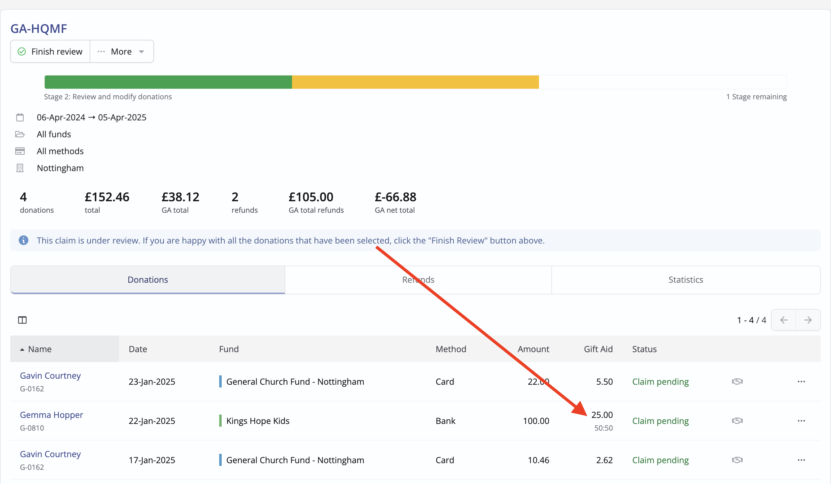 Couple givers - ChurchSuite Support Articles