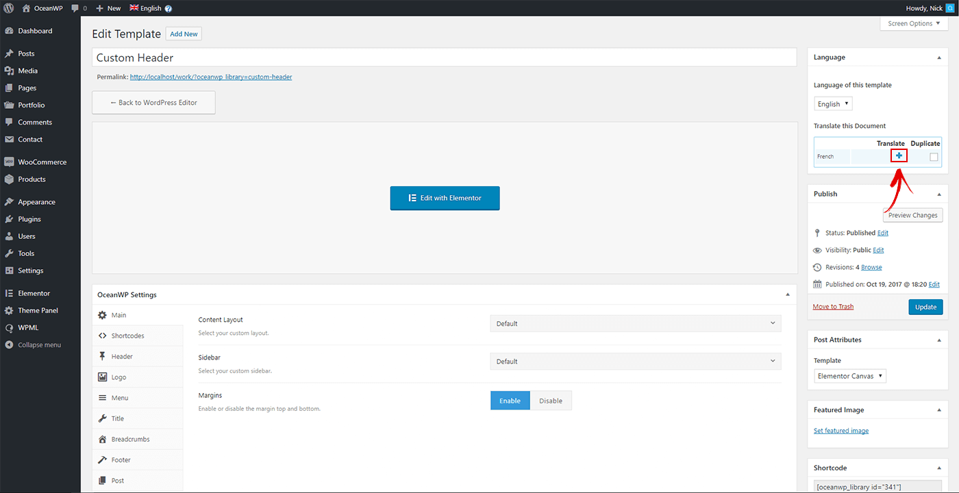 Translate Custom Parts of the Theme with WPML - Documentation