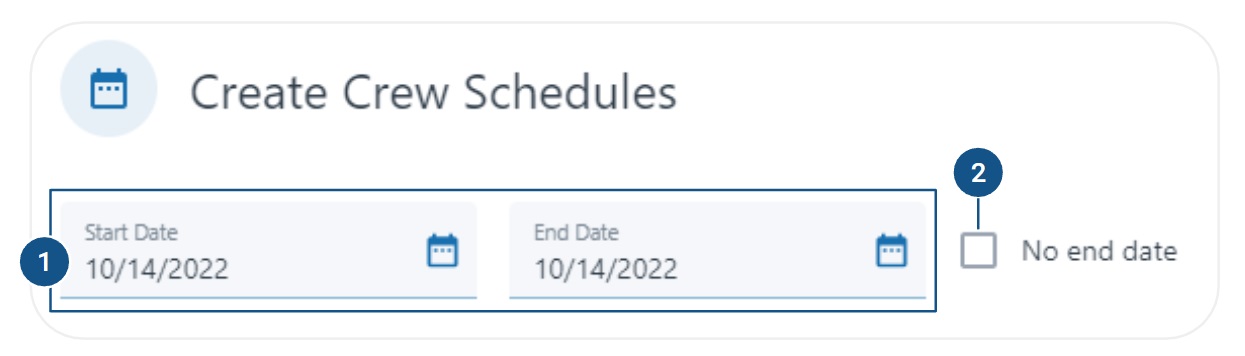 New Crew Scheduler UI – PickTrace EN