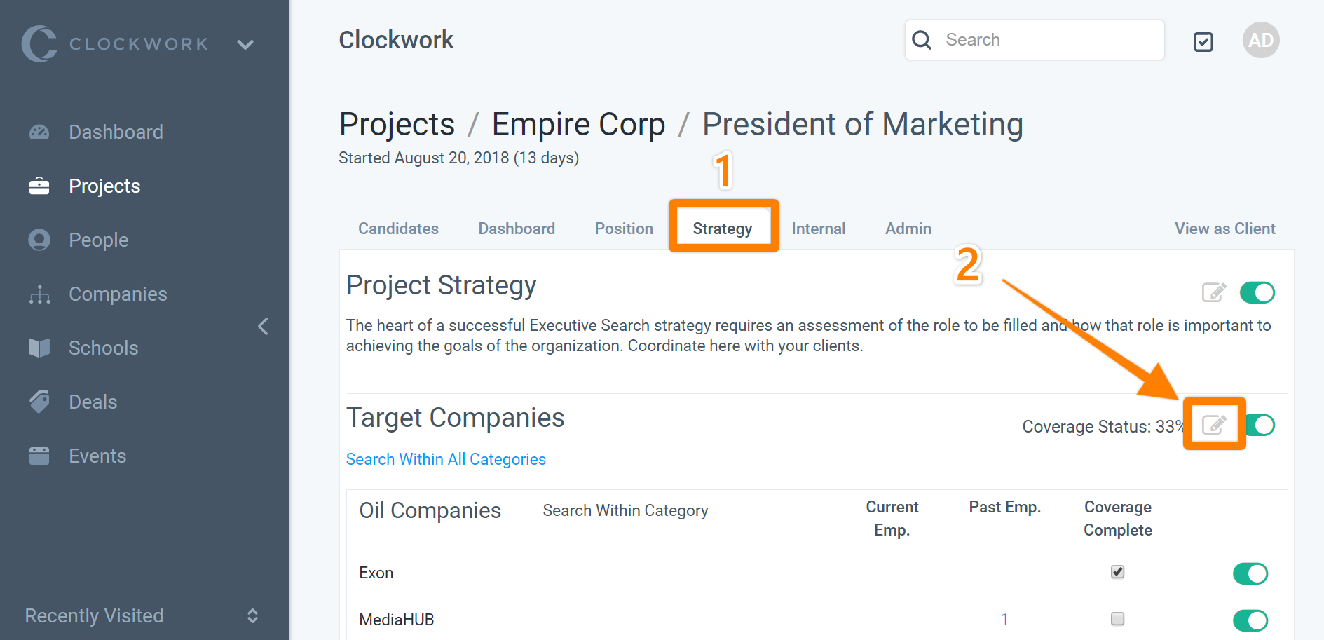 Create Target Company Lists - Knowledge Base