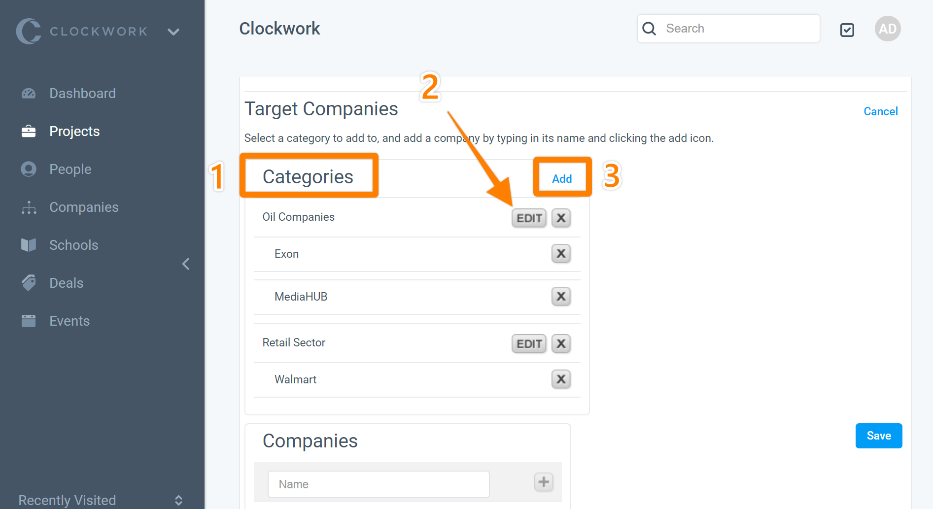 Create Target Company Lists - Knowledge Base