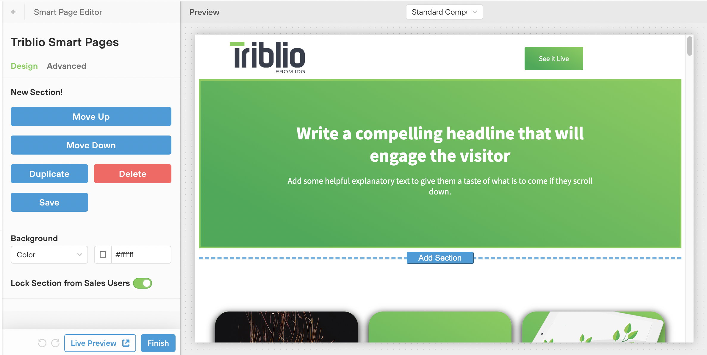 How to Design a Smart Page – Triblio