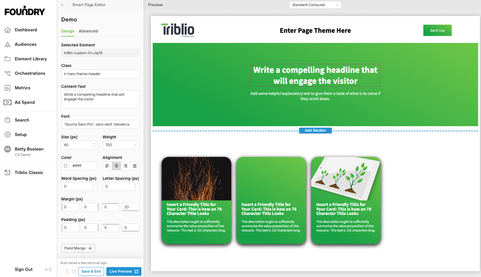 Module Overview: Smart Pages – Triblio