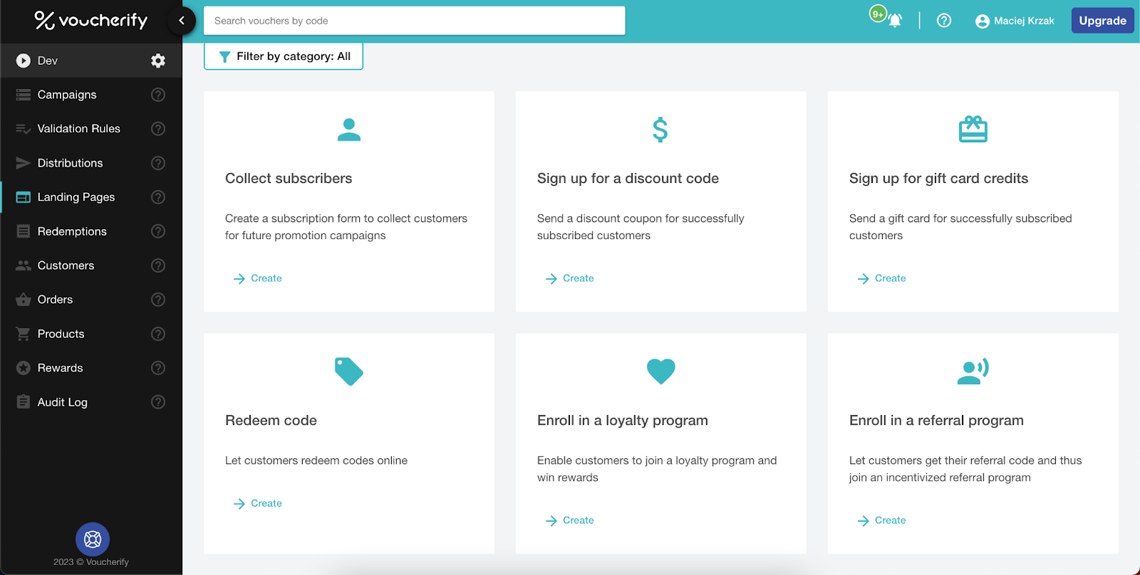 Voucherify Dashboard - Voucherify Support