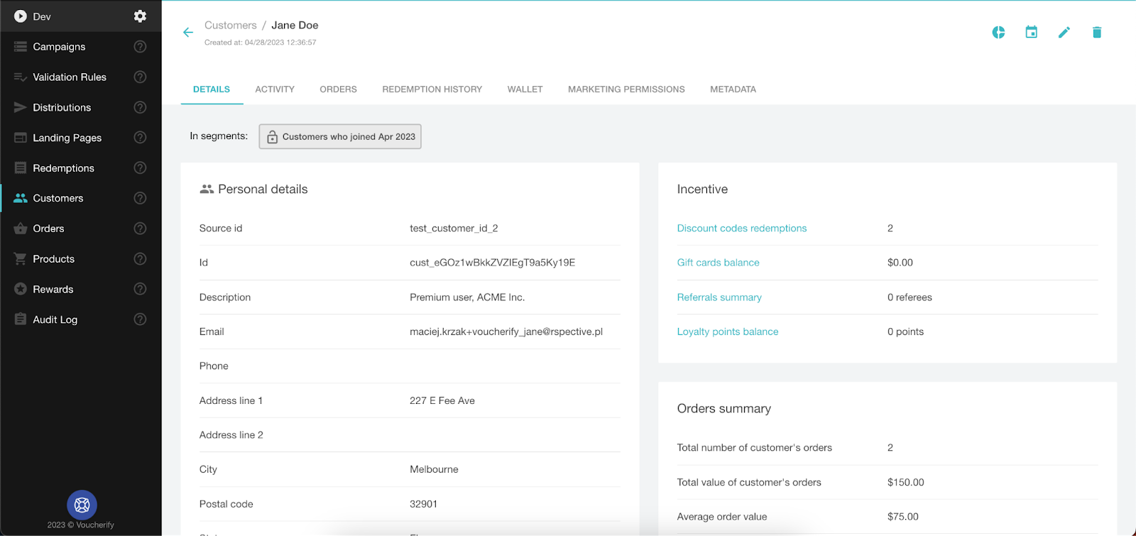 Voucherify Dashboard - Voucherify Support