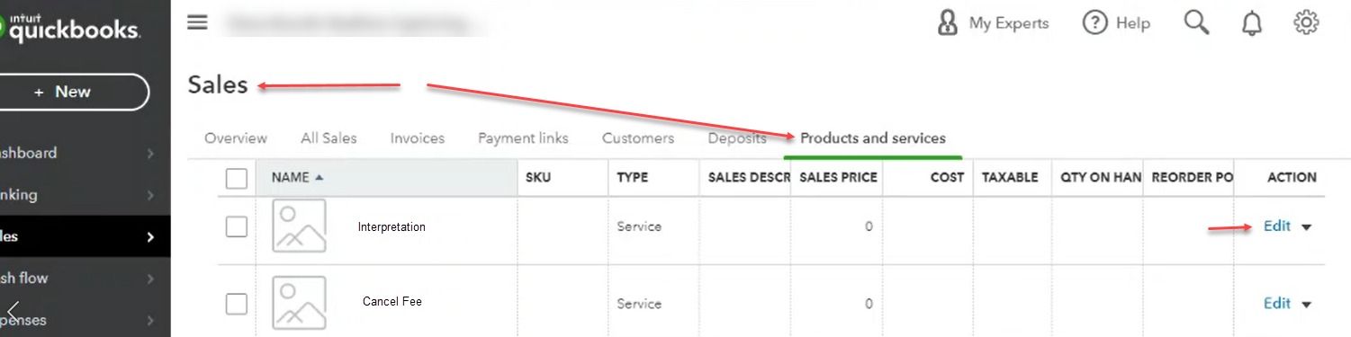 Quickbooks Setup (QBO) and Services Configuration – Interpreter ...