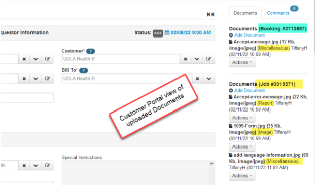 Uploaded Documents - Visible to Customer and/or Interpreter? – Interpreter Intelligence
