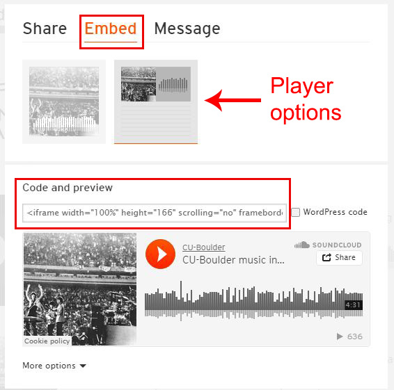 SoundCloud Embed Shortcode Express Support Drupal 7 SoundCloud Embed Shortcode Express Support Drupal 7