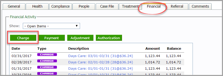 Misc. Charges and Reimbursements – extendedReach