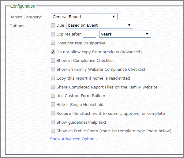 Home Report Types – extendedReach