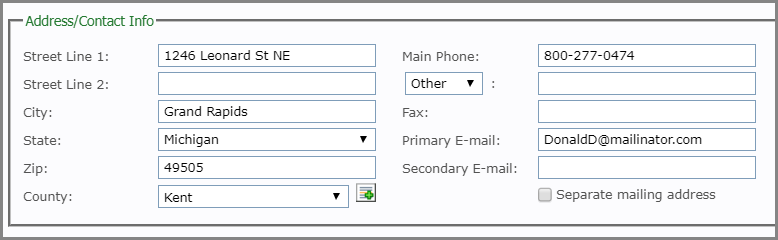 Home Screen: General Tab – extendedReach
