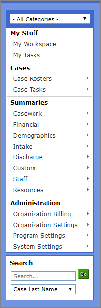 General Case Management - Searching – extendedReach