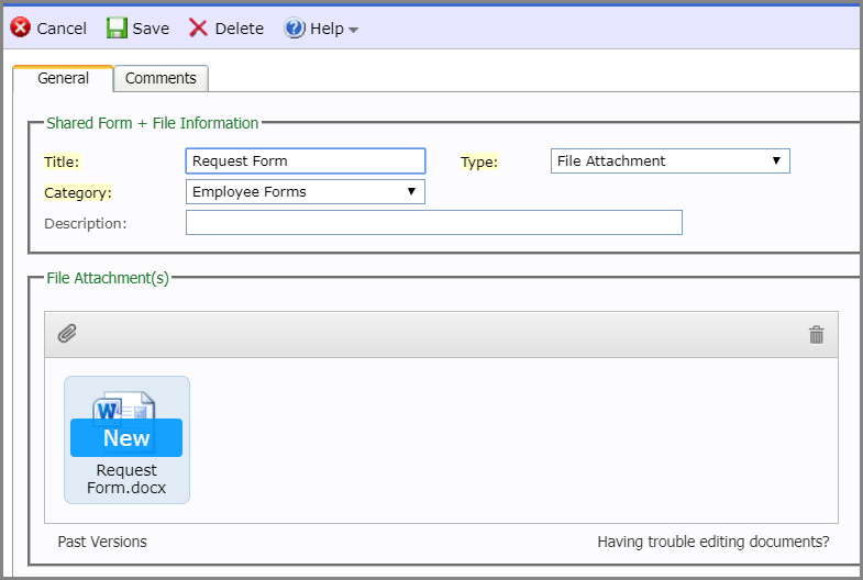 General Case Management - Shared Forms and Files – extendedReach