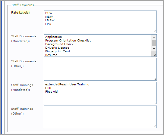 General Case Management - Staff Training and Documentation – extendedReach