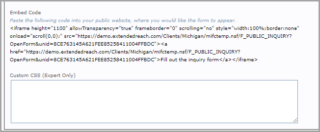 Inquiry and Application Form – extendedReach