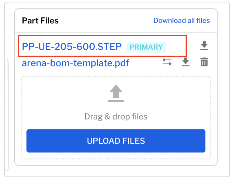Swap primary and supporting files