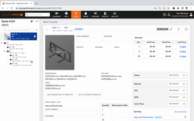 Paperless Parts Knowledge Base