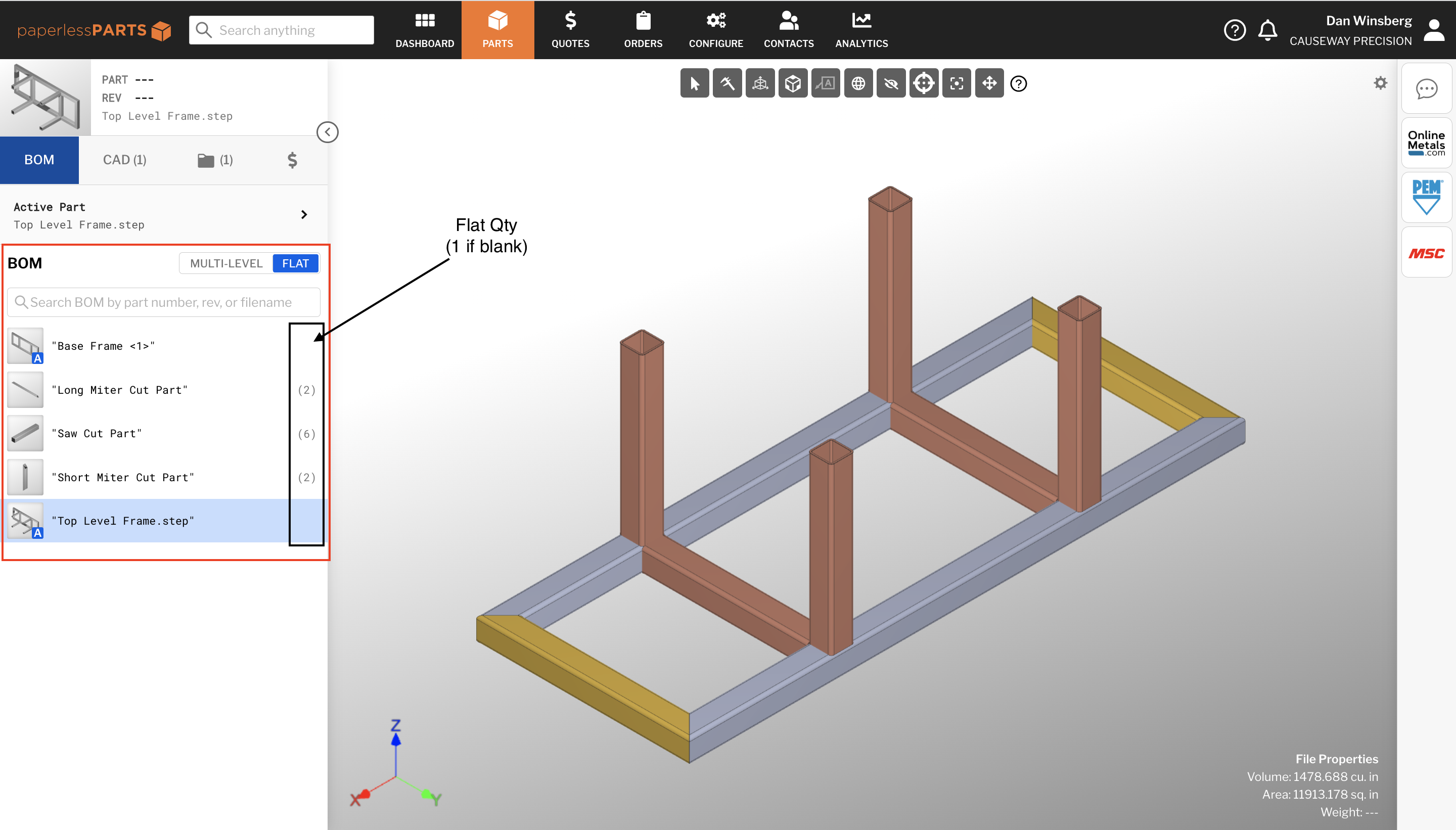 Paperless Parts Knowledge Base