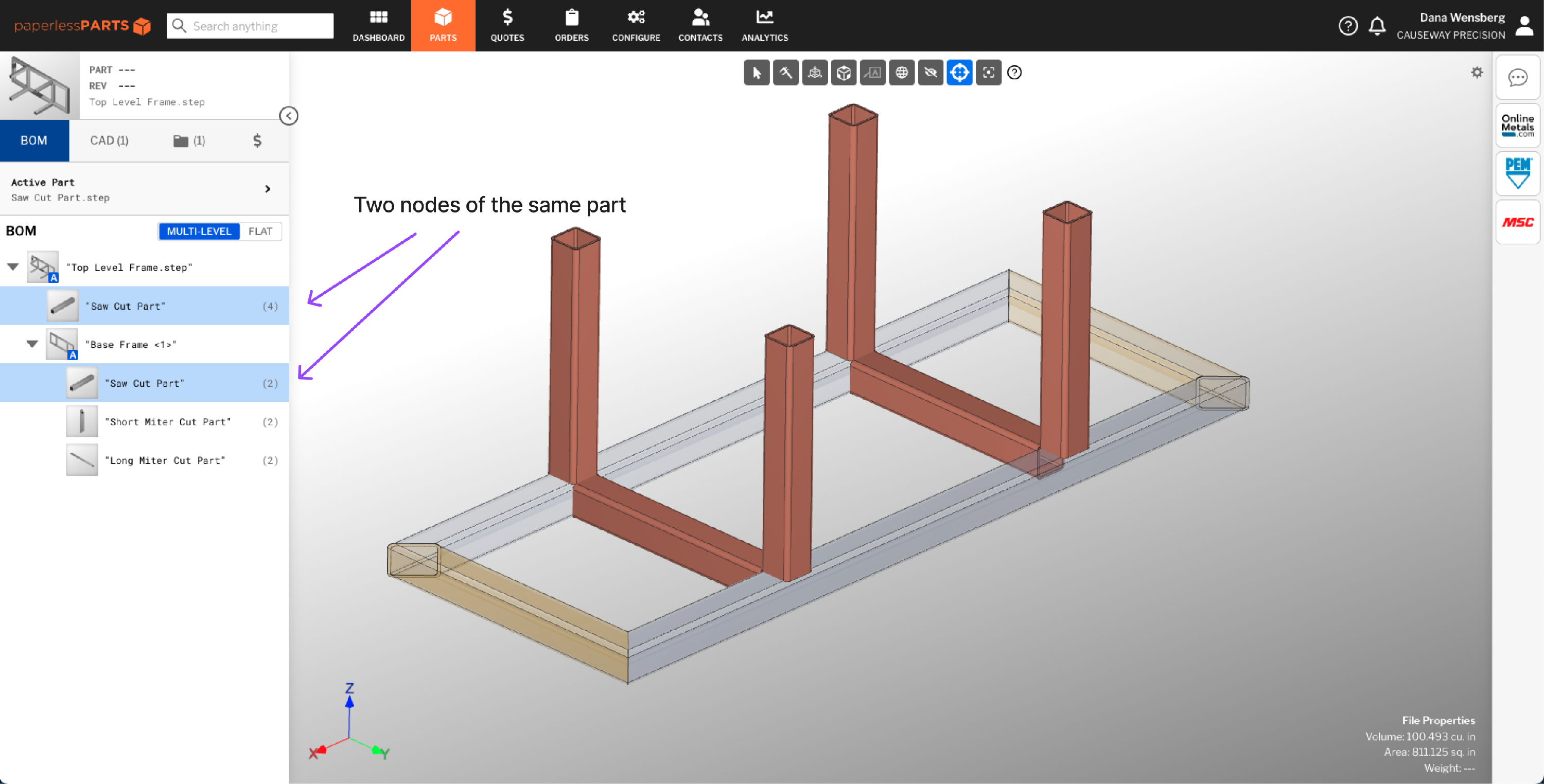 Paperless Parts Knowledge Base