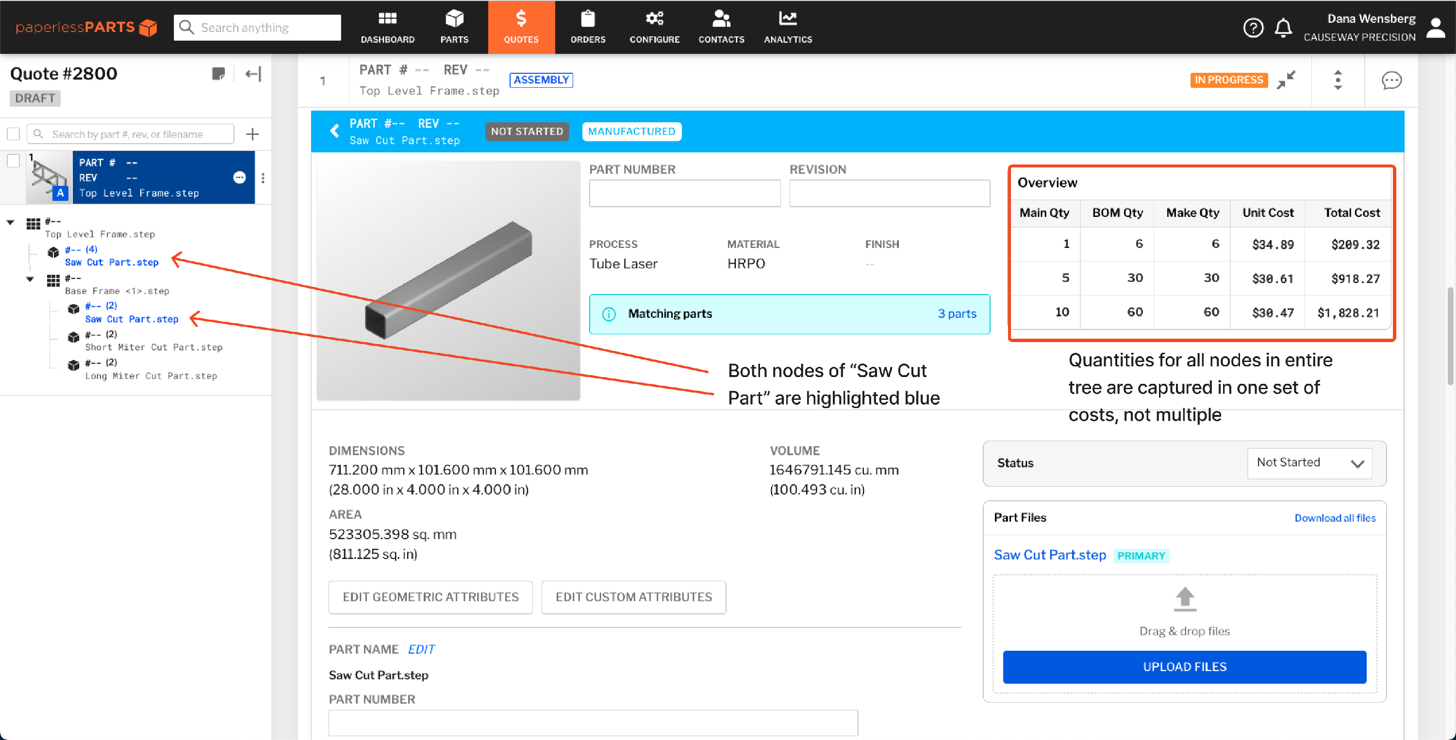 Paperless Parts Knowledge Base