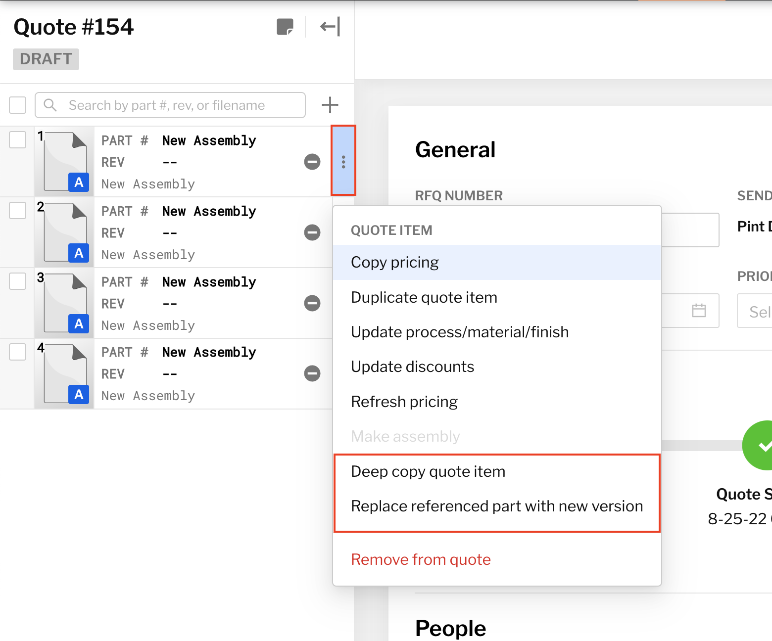 Deep copy replace referenced part FAQ