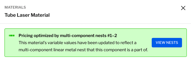 Multi-component linear nesting - December 16th, 2022