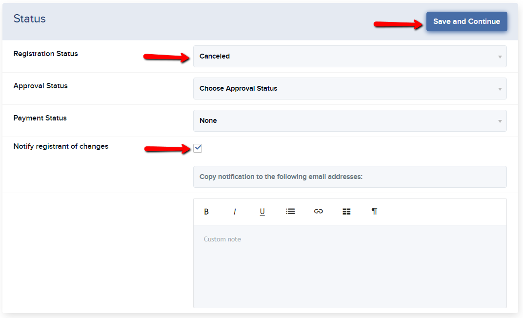 Student Registration - Cancel a Completed Registration – ArbiterSports