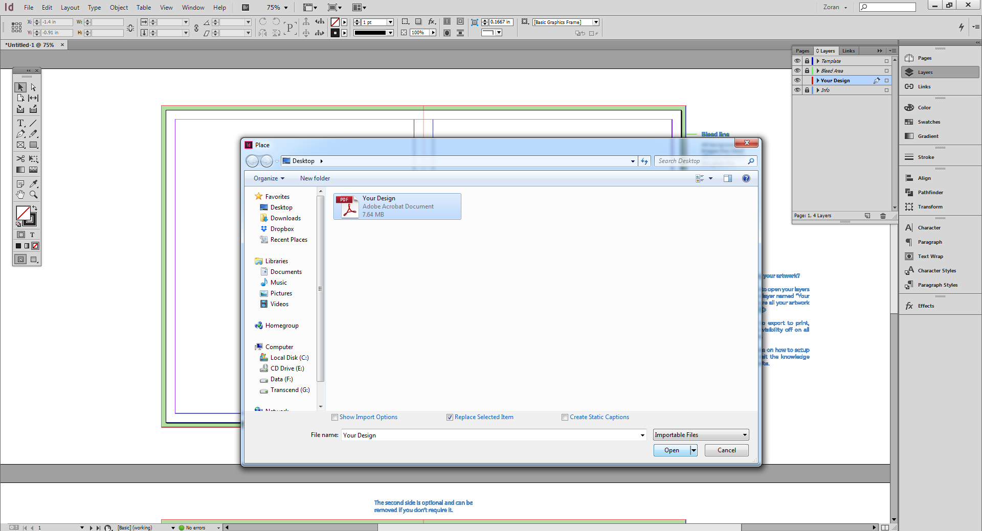 How to use the Adobe InDesign (.idml) Template from Newprint | Newprint ...